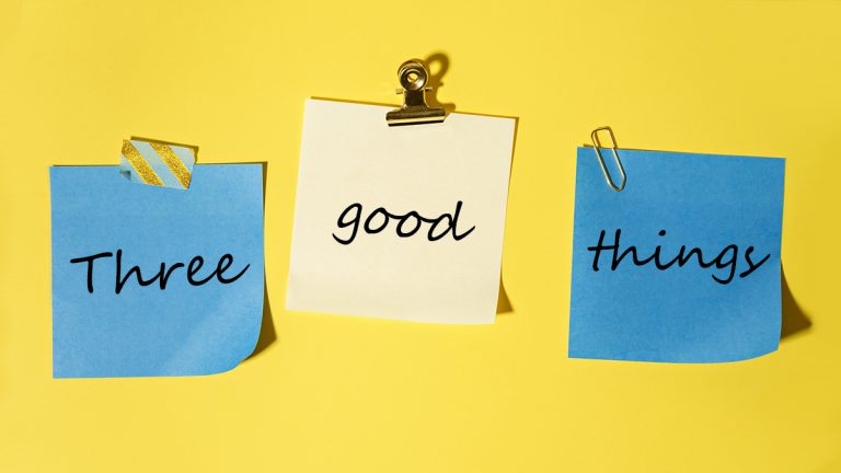 “Three Good Things”: supporting positive mental health and wellbeing ...